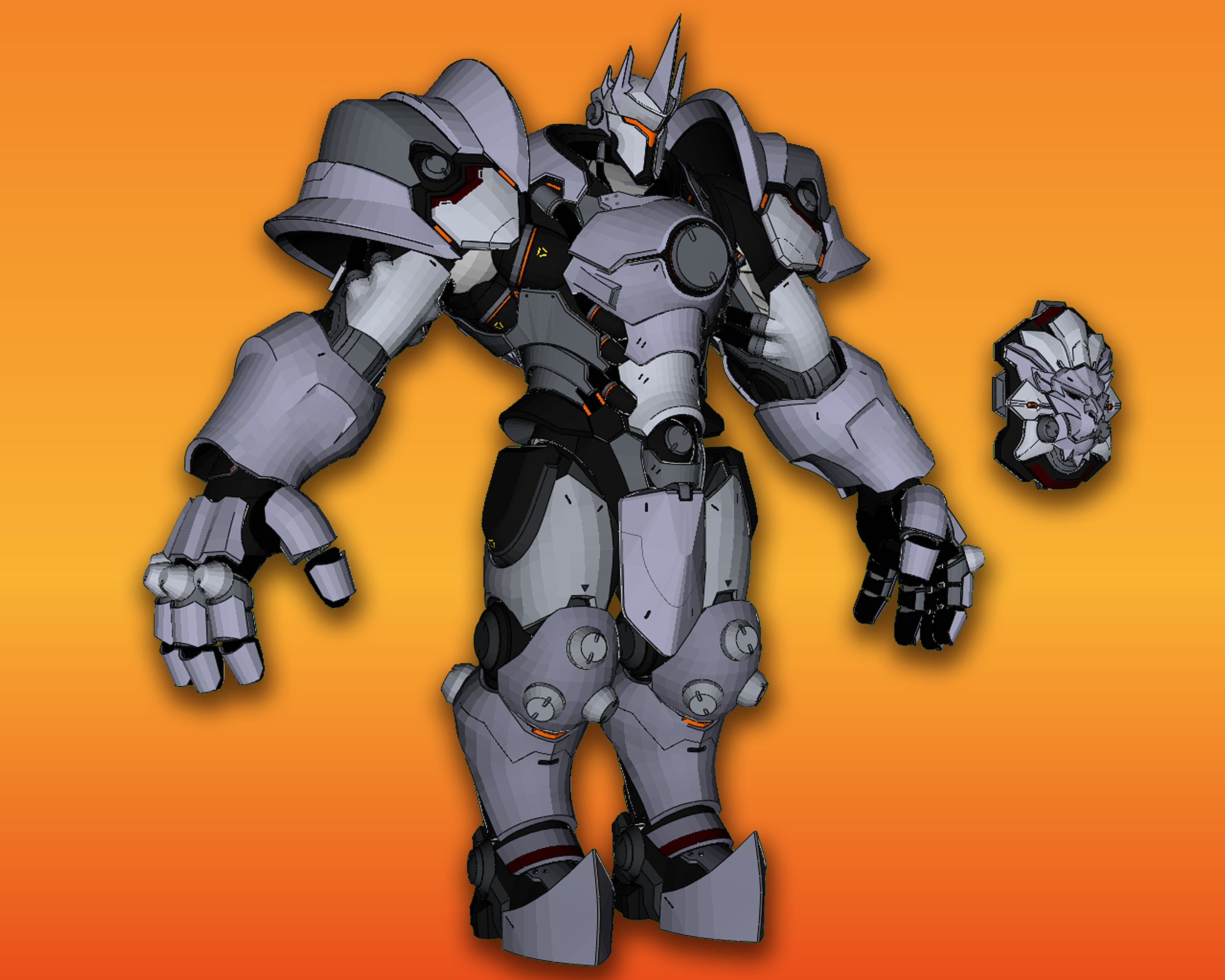 Mech Armored Knight Pepakura 3D Template Set - Etsy Ireland