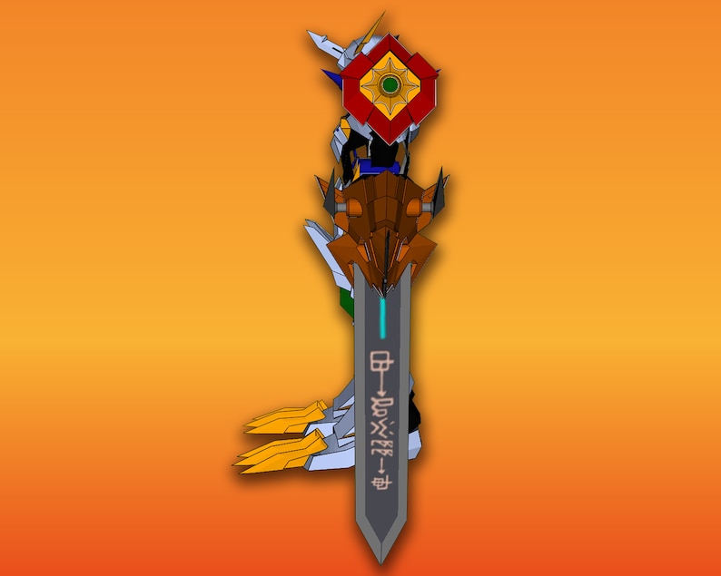 Omegamon X - Pepakura 3D Template - Etsy