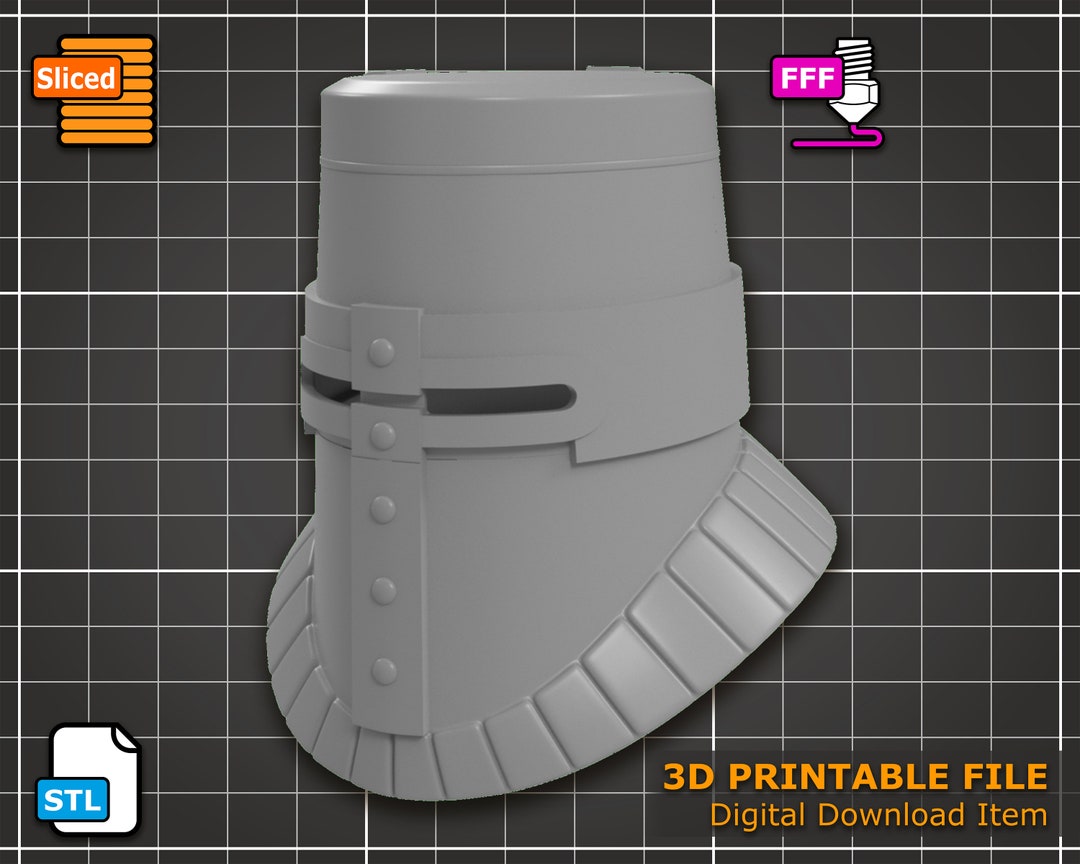 Solaire Knight Helmet - 3D Printable - Etsy