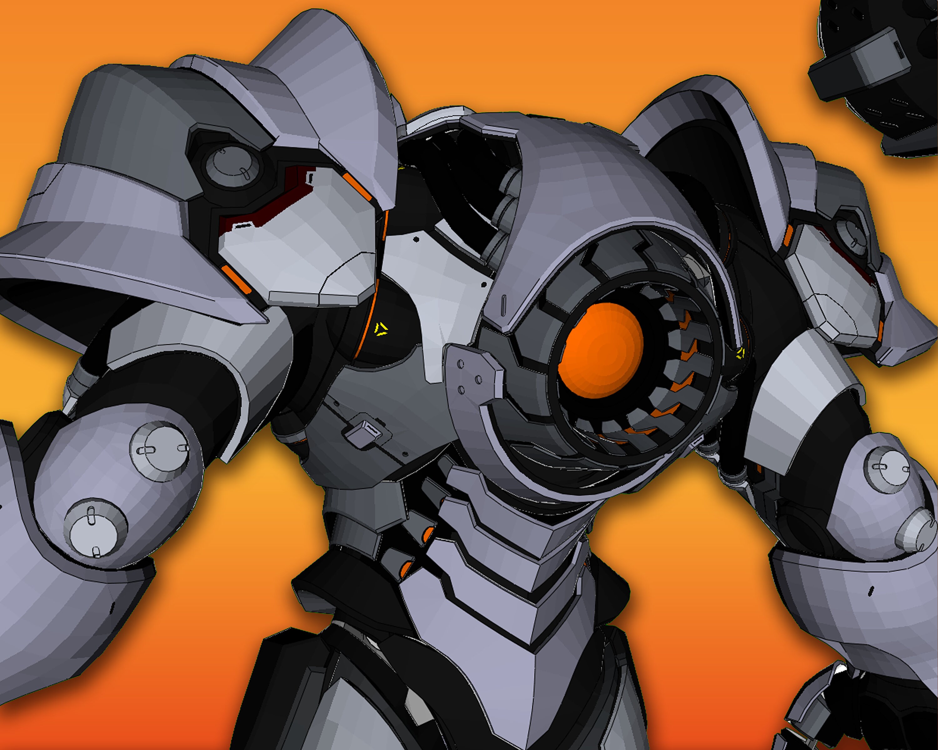 Mech Armored Knight - Pepakura 3D Template Set - Etsy