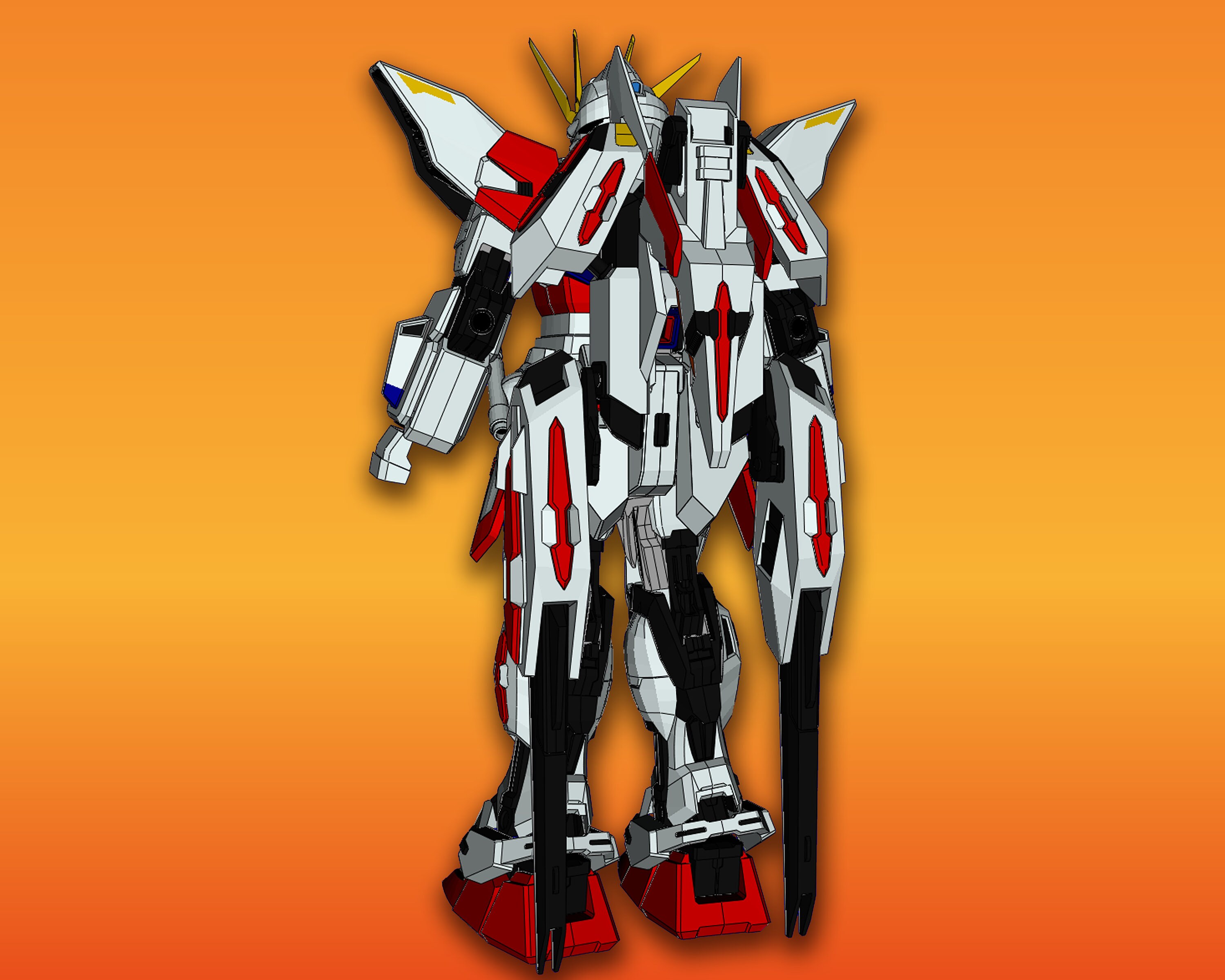 Build Strike - Pepakura 3D Template - Etsy