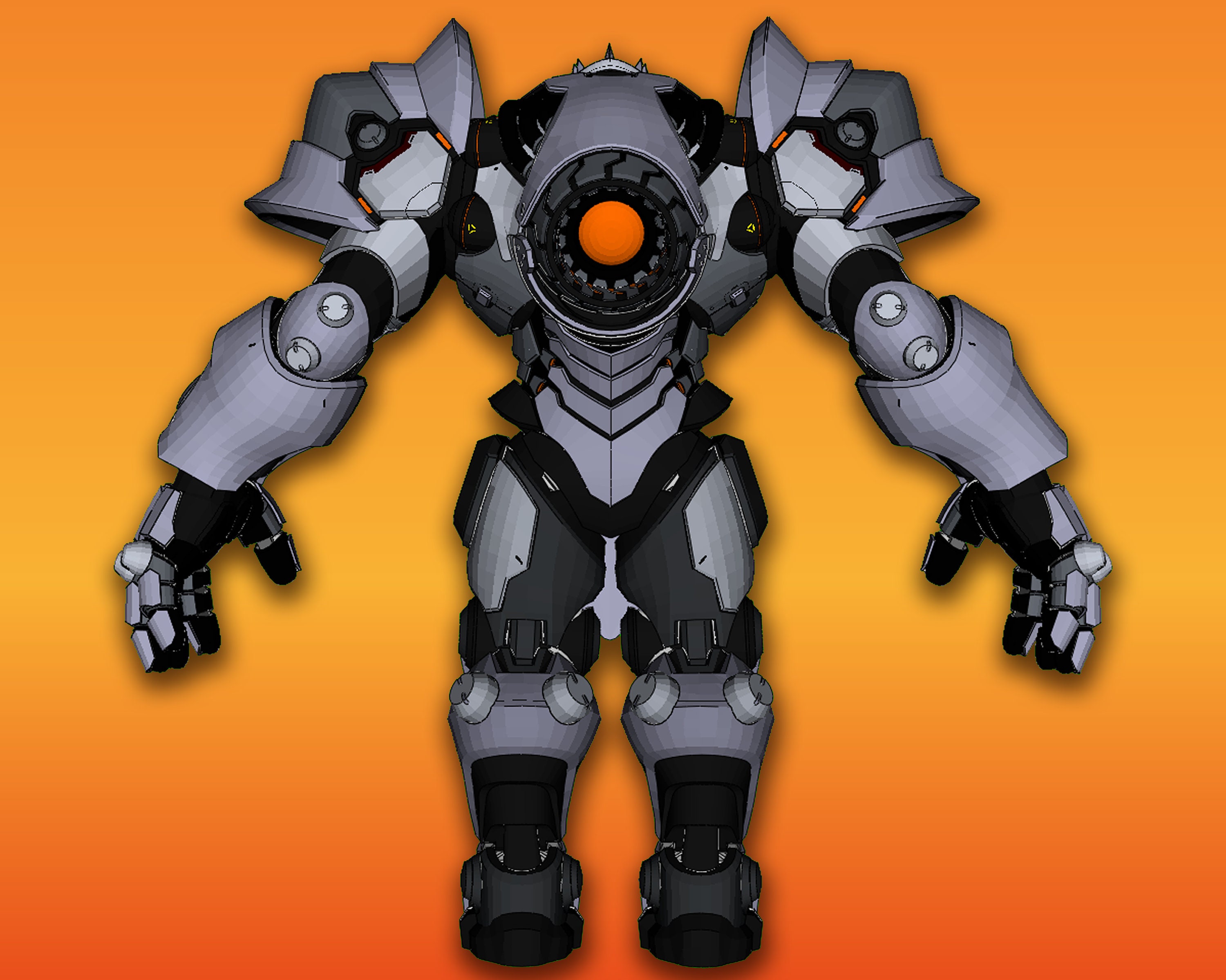 Mech Armored Knight Pepakura 3D Template Set - Etsy Ireland