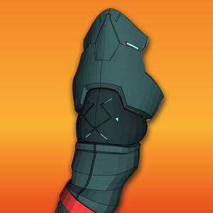 Stampede Arm - Pepakura 3D Template - Etsy