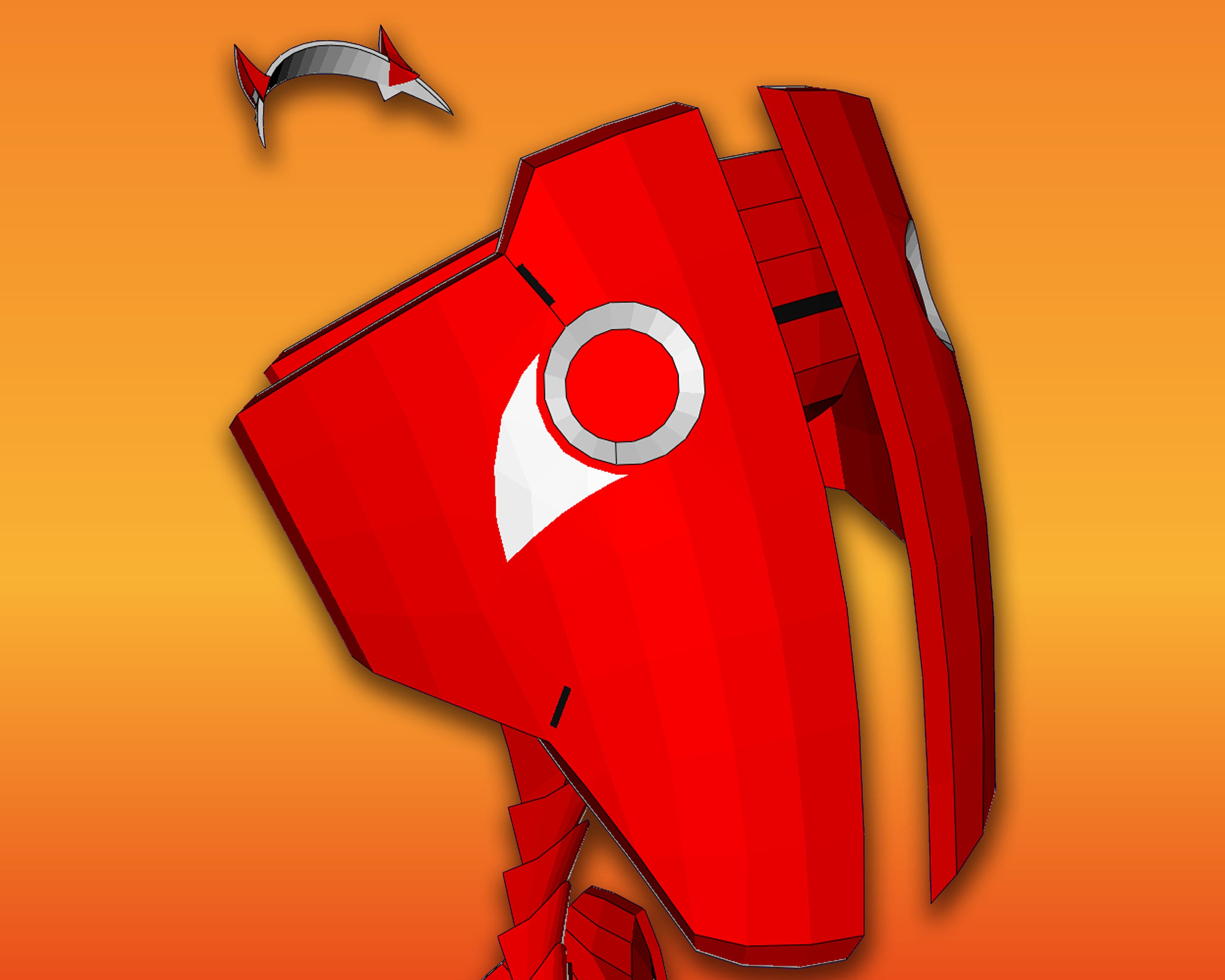 Zero Two's Pilot Suit - Pepakura 3D Template - Etsy