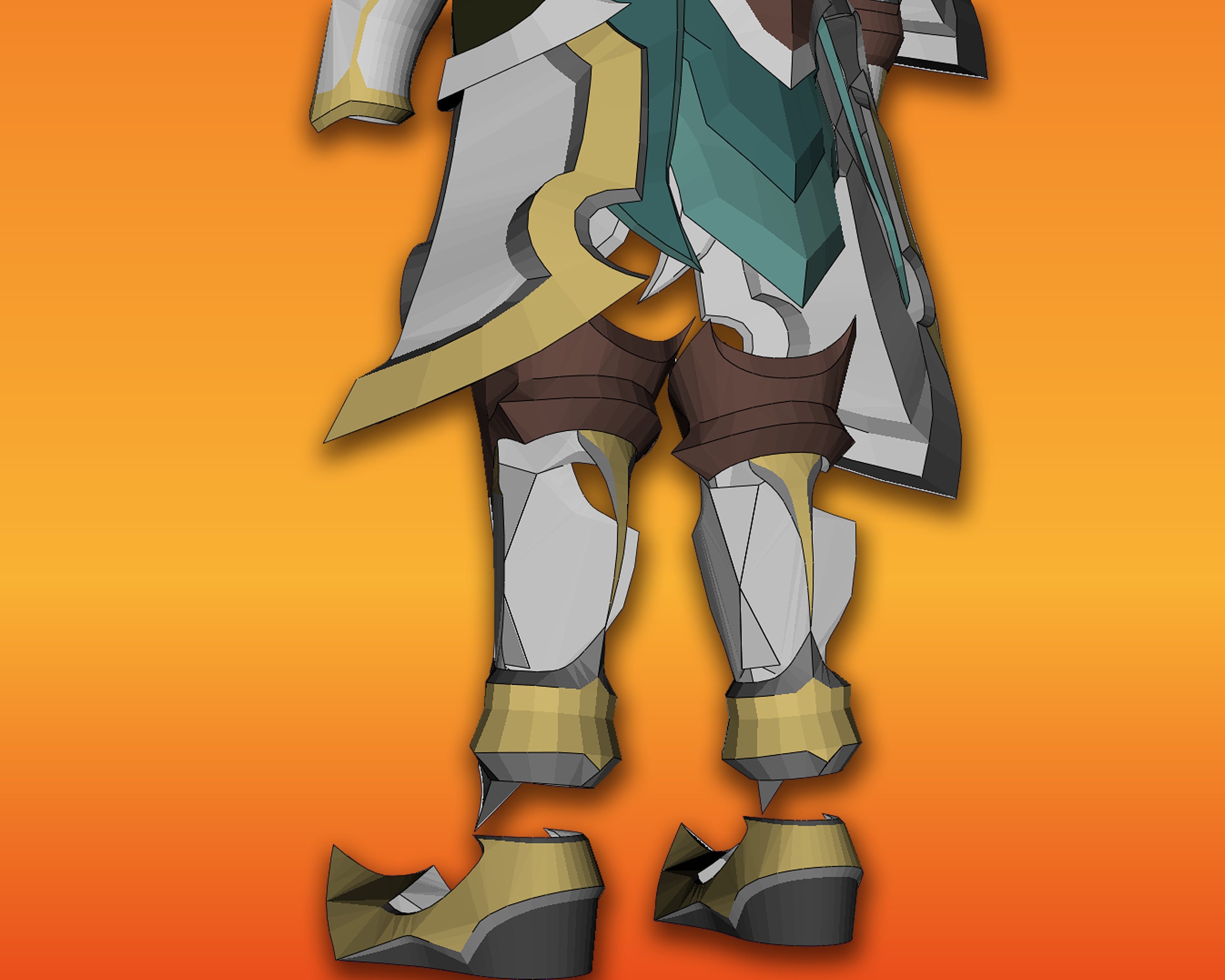 Master Eraqus Armor - Pepakura 3D Template - Etsy