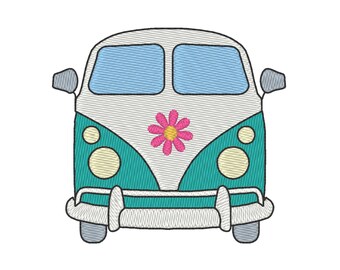 Vw Bus Embroidery | Etsy