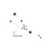 Taurus Constellation Embroidery Design (digital Download) - Etsy