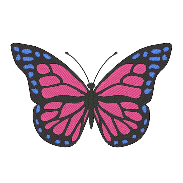 Butterfly Embroidery - Etsy