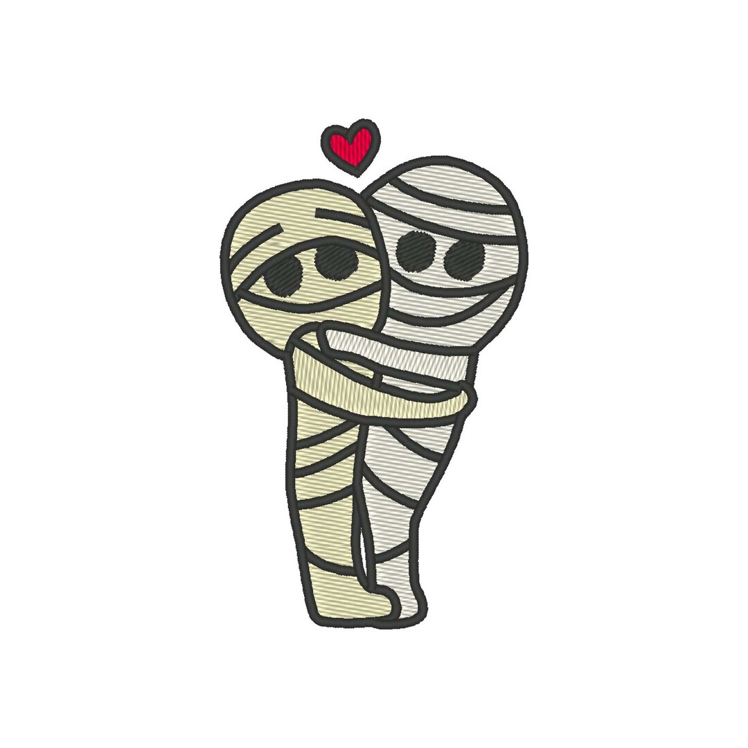 Hugging Mummies Embroidery Design, Mummy Embroidery Design, Trendy ...