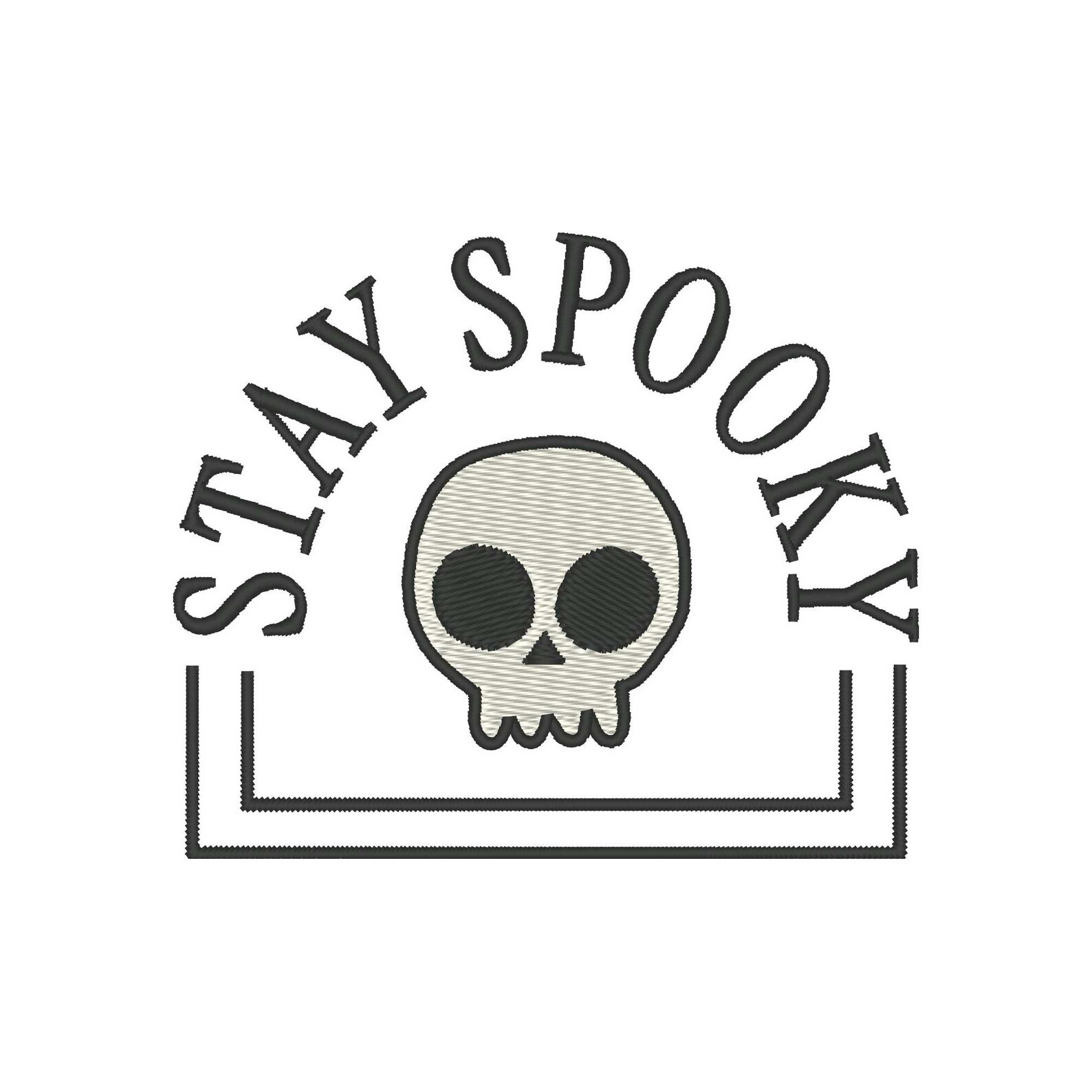 Stay Spooky Embroidery Design, Halloween Embroidery Design, Spooky ...