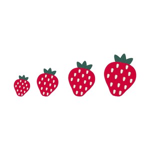 Mini Strawberry Embroidery Design: Fruit Embroidery File (digital ...