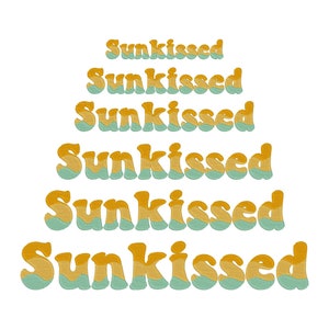Sunkissed Embroidery Design: Beachy Embroidery File (digital Download ...