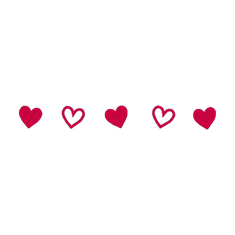 Mini Hearts - Etsy