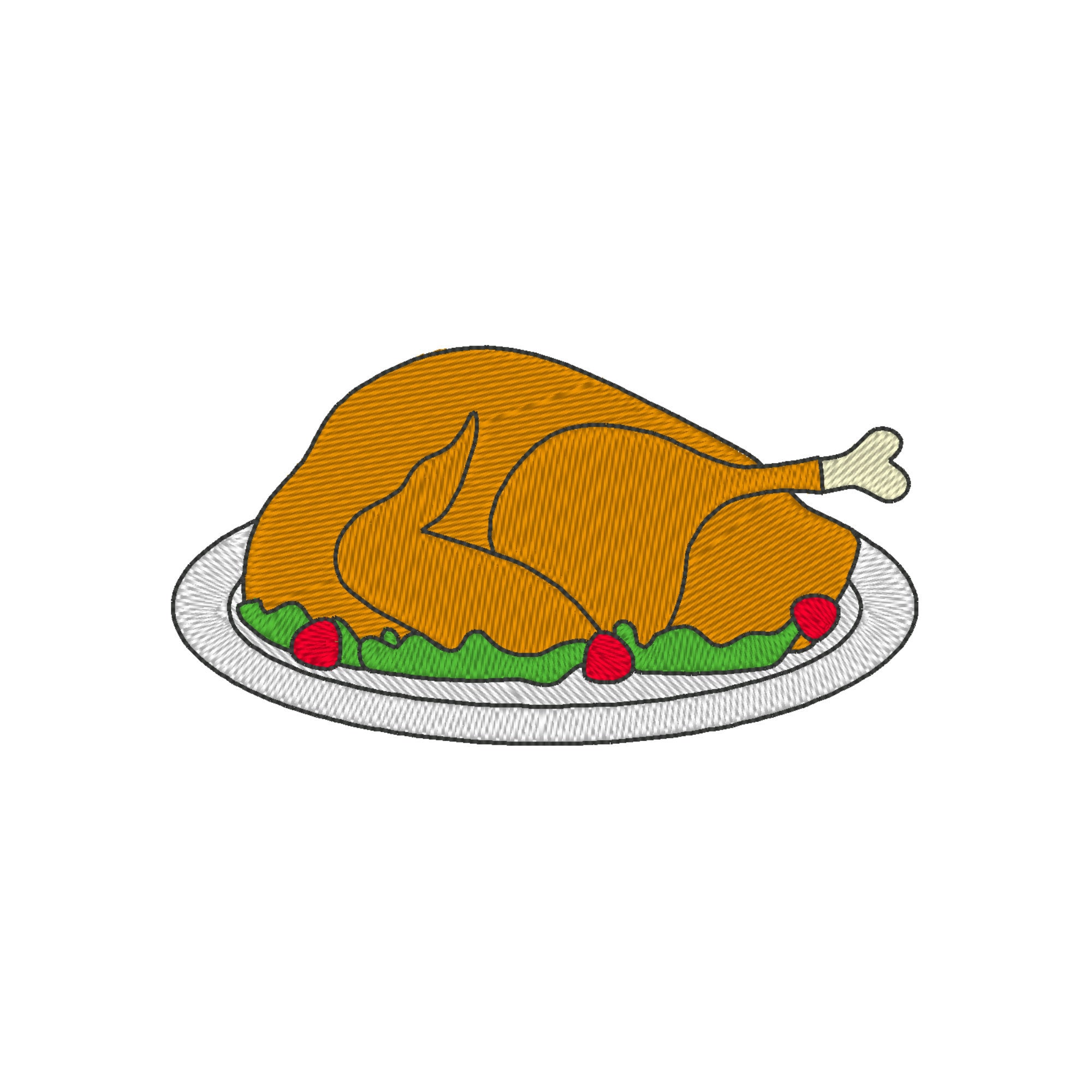Cartoon Cooked Turkeys