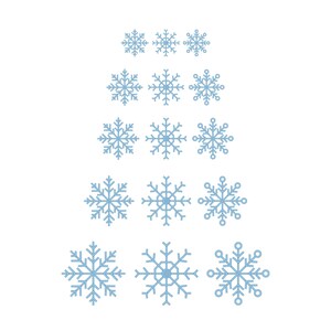 Snowflake Trio Embroidery Design: Winter Machine Embroidery File ...