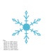 Snowflake Digital Embroidery Design, Snowflake Machine Embroidery ...
