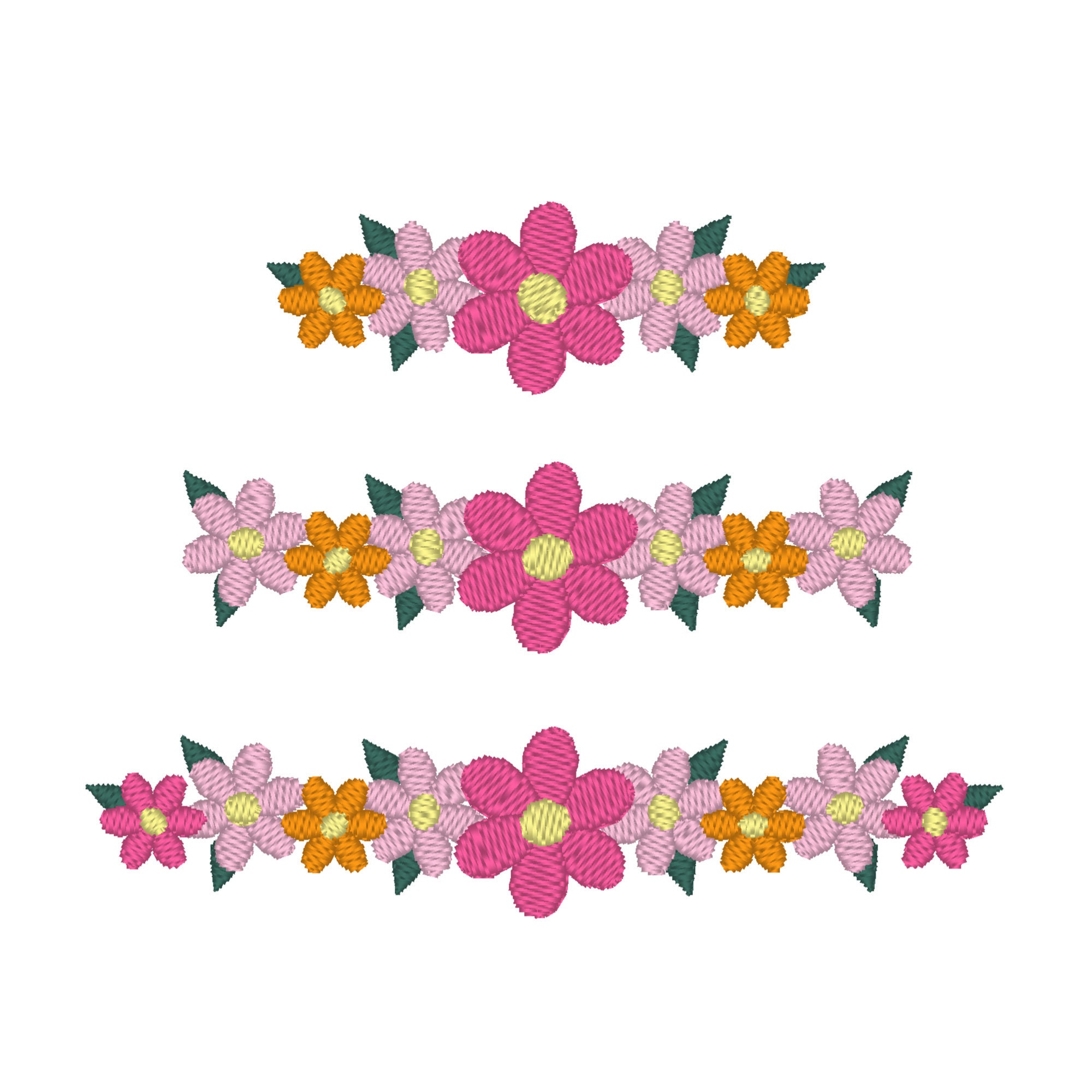 Flower Border Line Design