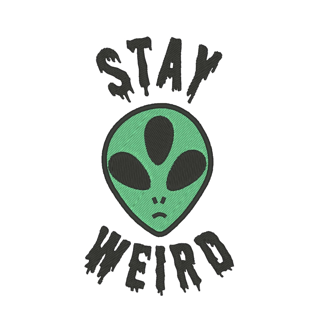 Alien Embroidery Design, Alien Embroidery File, Alien Machine ...