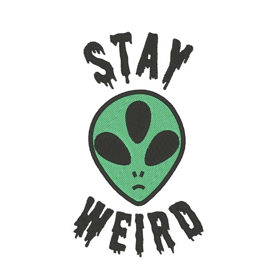 Alien Embroidery Design Alien Embroidery File Alien Machine - Etsy