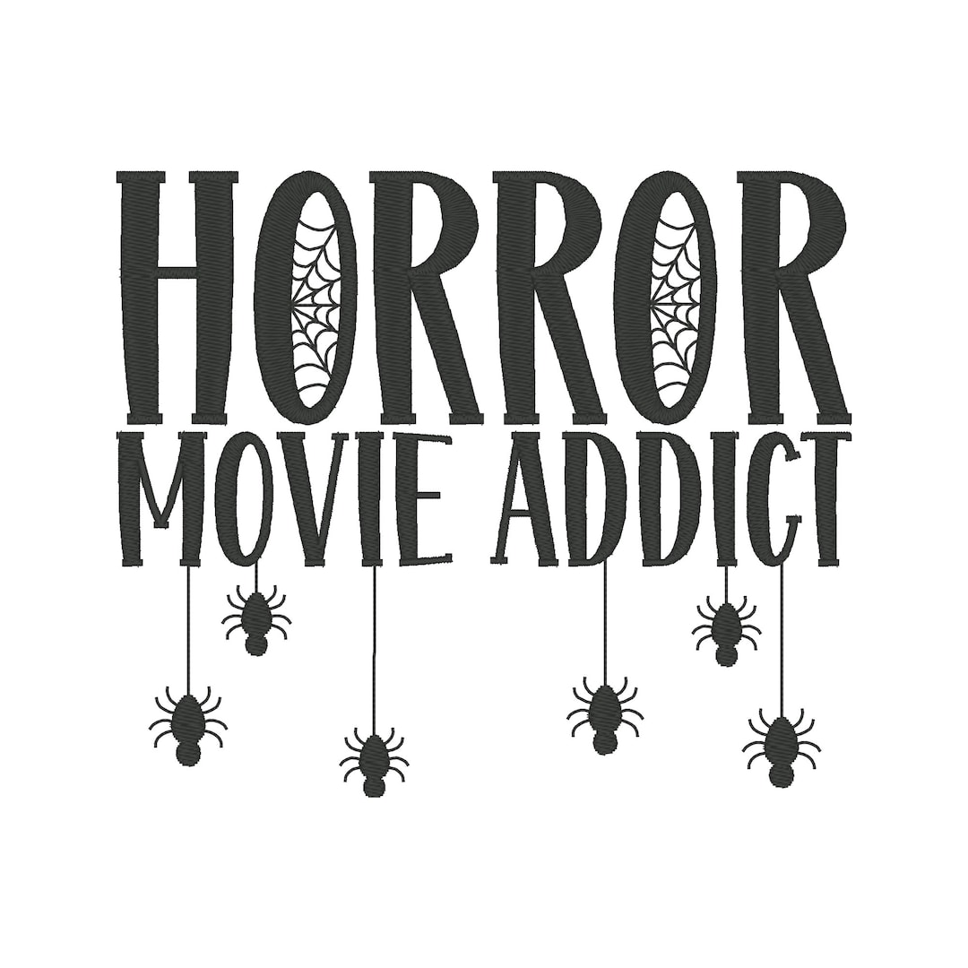 Horror Movie Embroidery Design, Halloween Embroidery Design, Embroidery ...