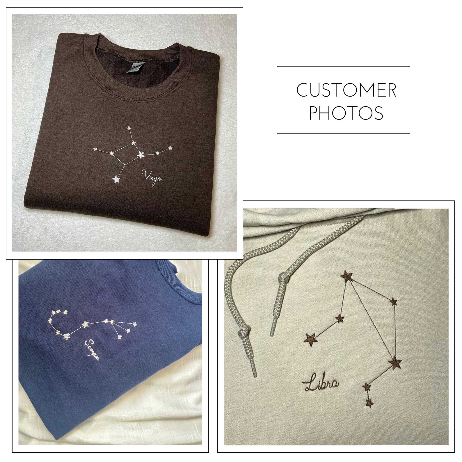 Star Signs Constellations Astrological PES Digital Embroidery Design 4 ...