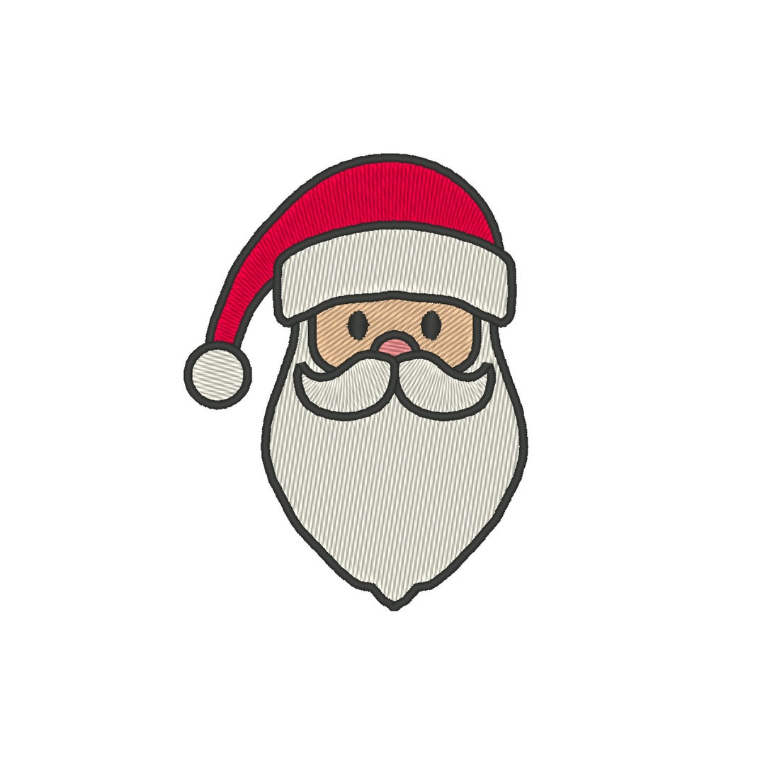 Mini Santa Embroidery Design: Christmas Embroidery File (digital ...