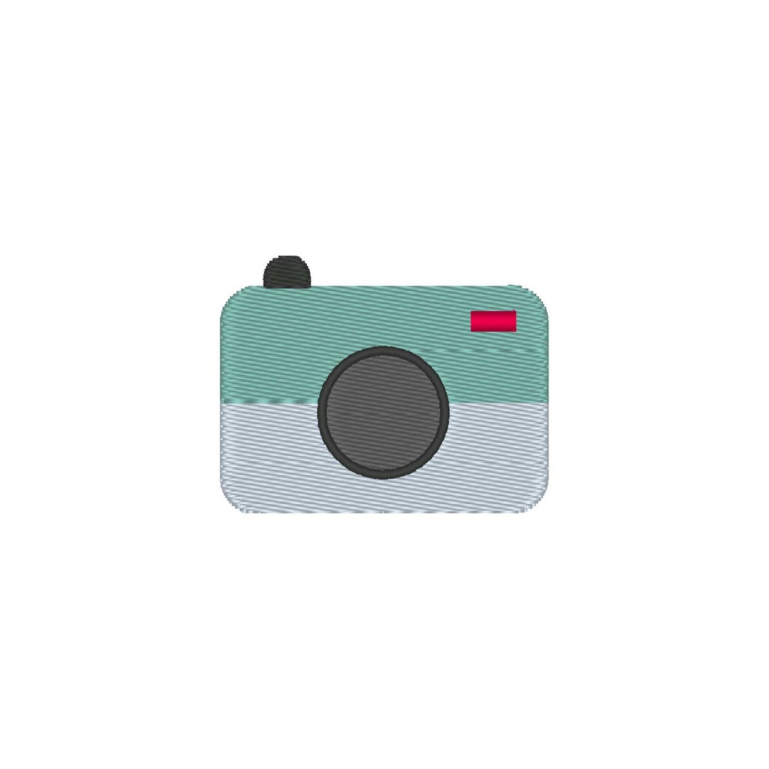 Mini Camera Embroidery Design: Photography Embroidery File (digital ...