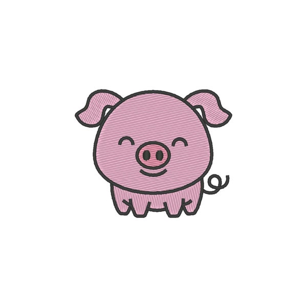 Pig Embroidery - Etsy