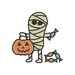 Mummy Embroidery Design: Halloween Embroidery File (digital Download ...