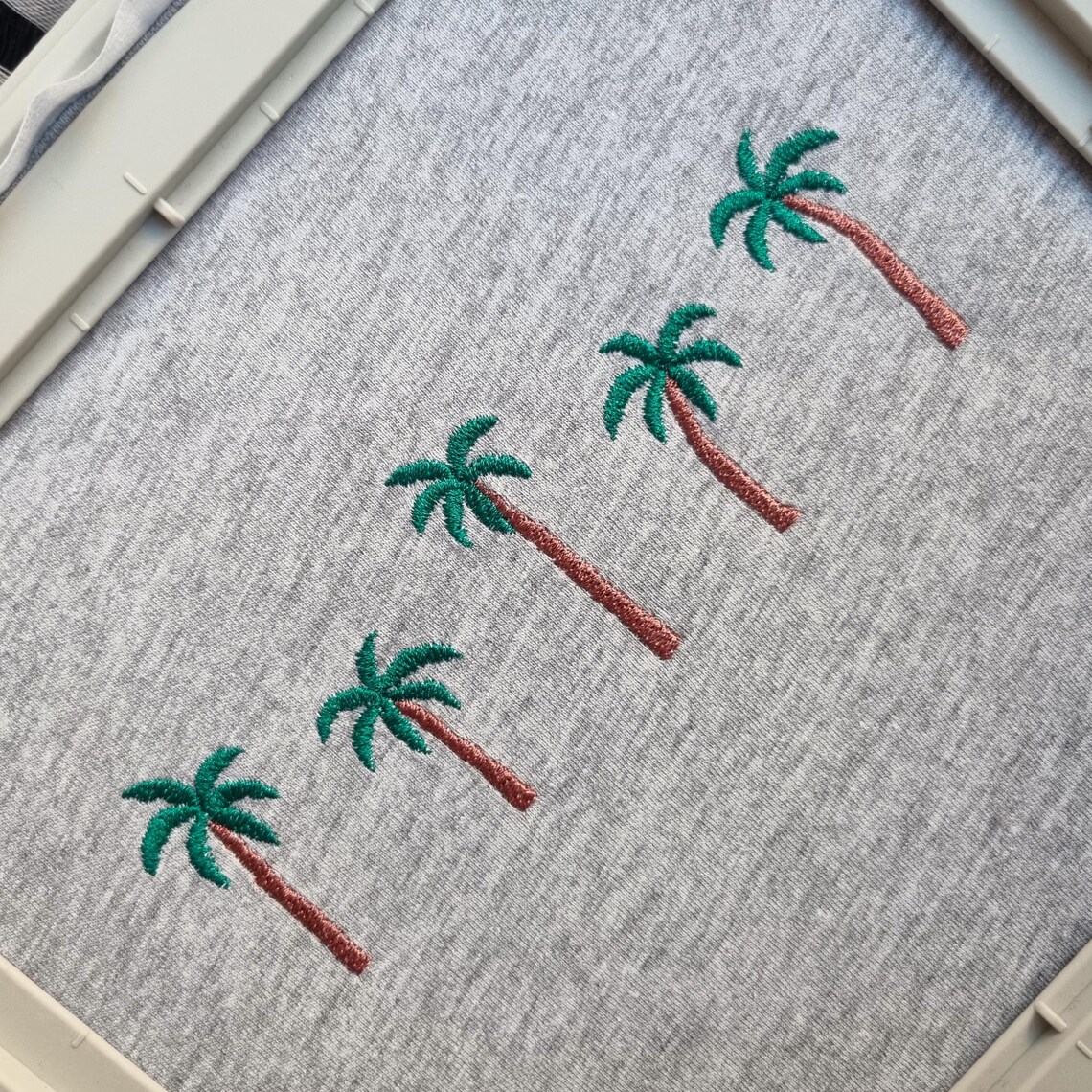 Palm Trees Embroidery Design: Summer Embroidery File (digital Download ...