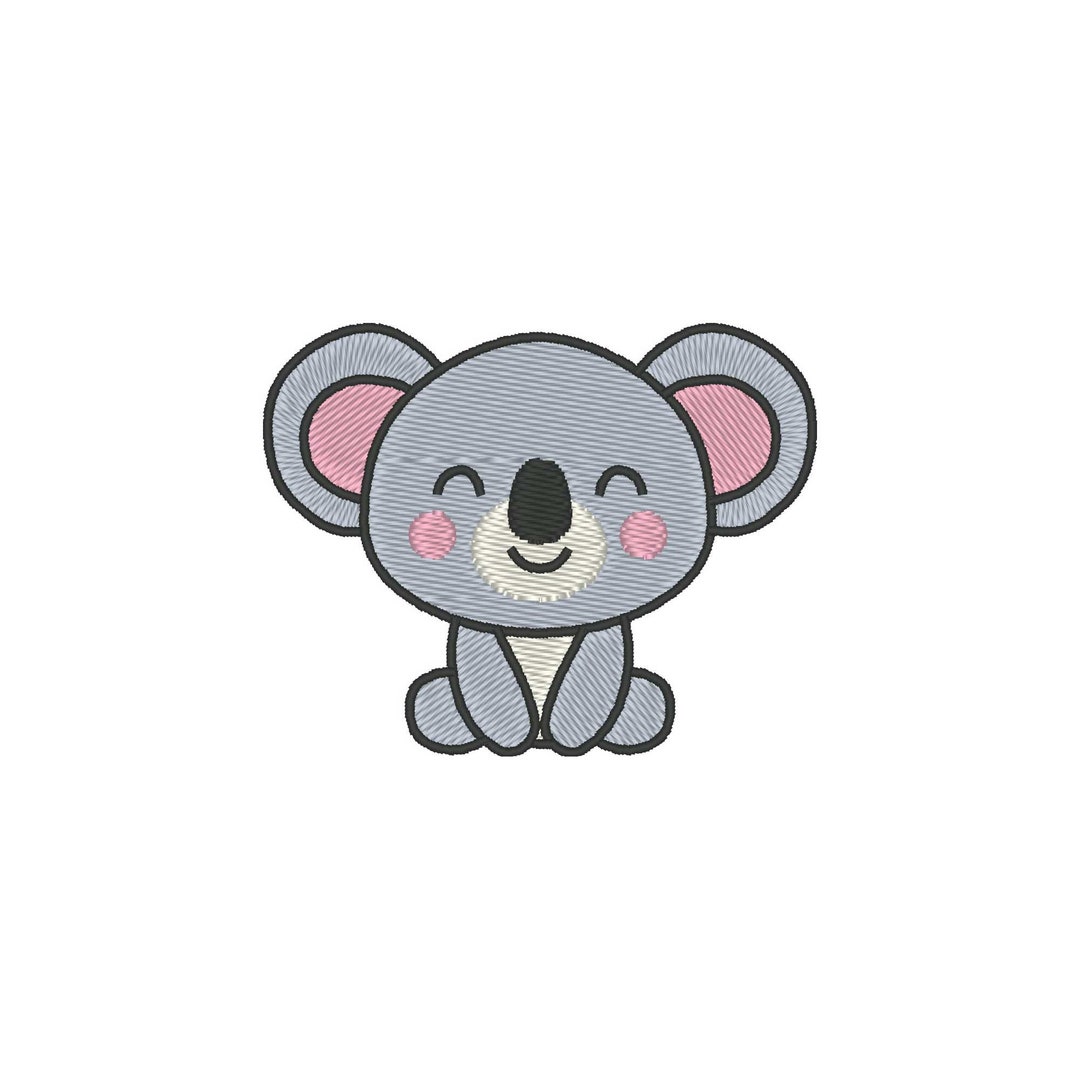 Koala Embroidery Design, Koala Embroidery Design, Koala Bear Embroidery ...