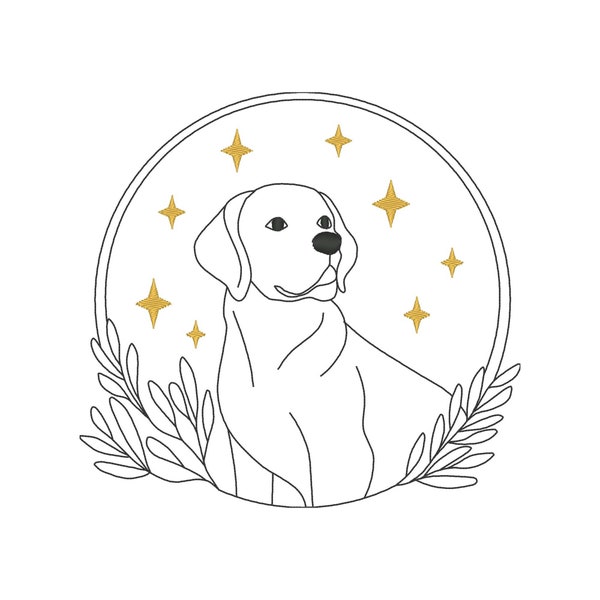 Lab Embroidery Design - Etsy