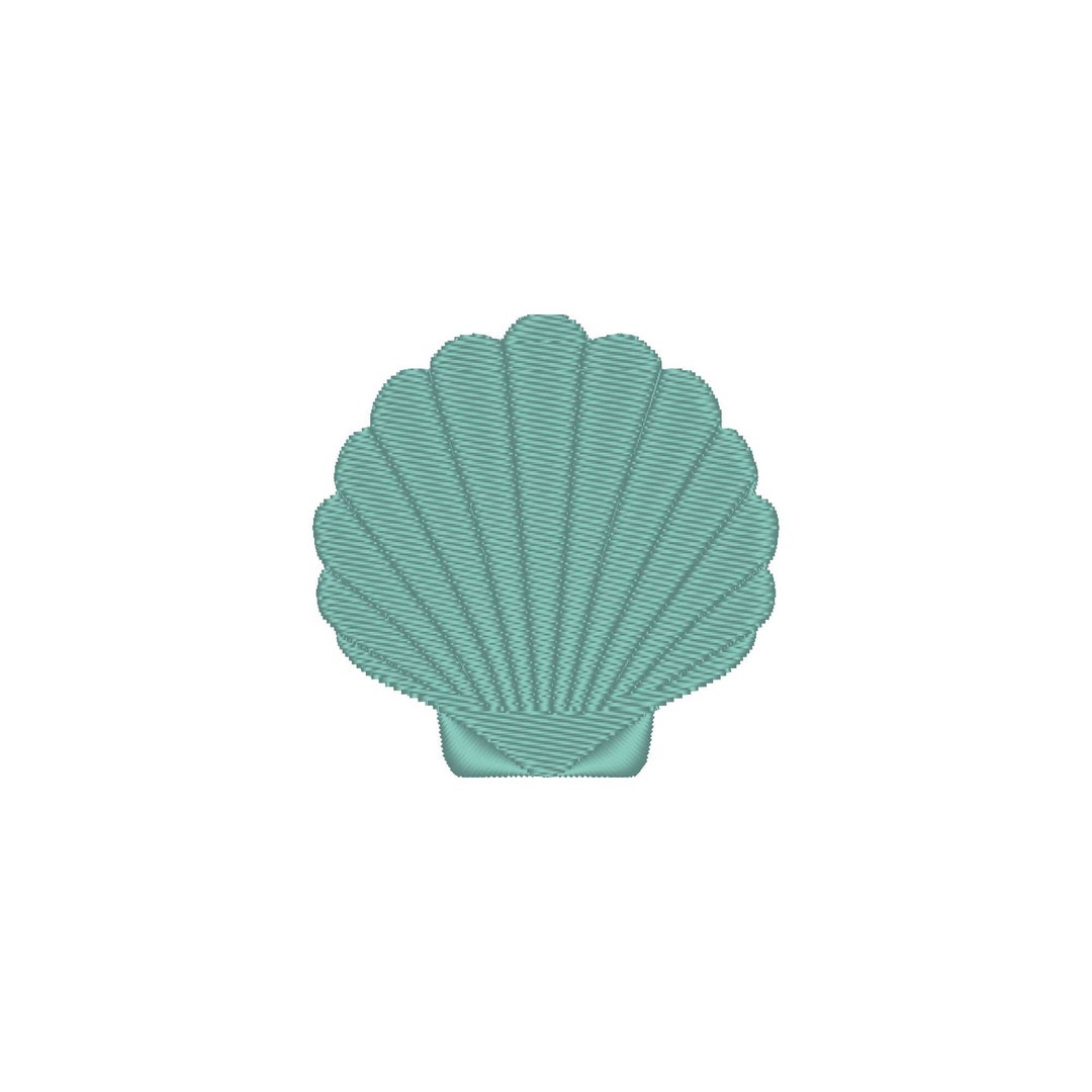 Sea Shell Embroidery Design, Mini Sea Shell Embroidery File, Mini ...