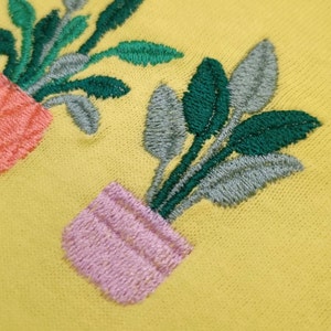 Plants Embroidery Design, Plants Embroidery File, House Plant ...