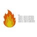 Flame Embroidery Design, Flame Machine Embroidery, Flame Embroidery ...