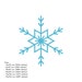 Snowflake Digital Embroidery Design, Snowflake Machine Embroidery ...