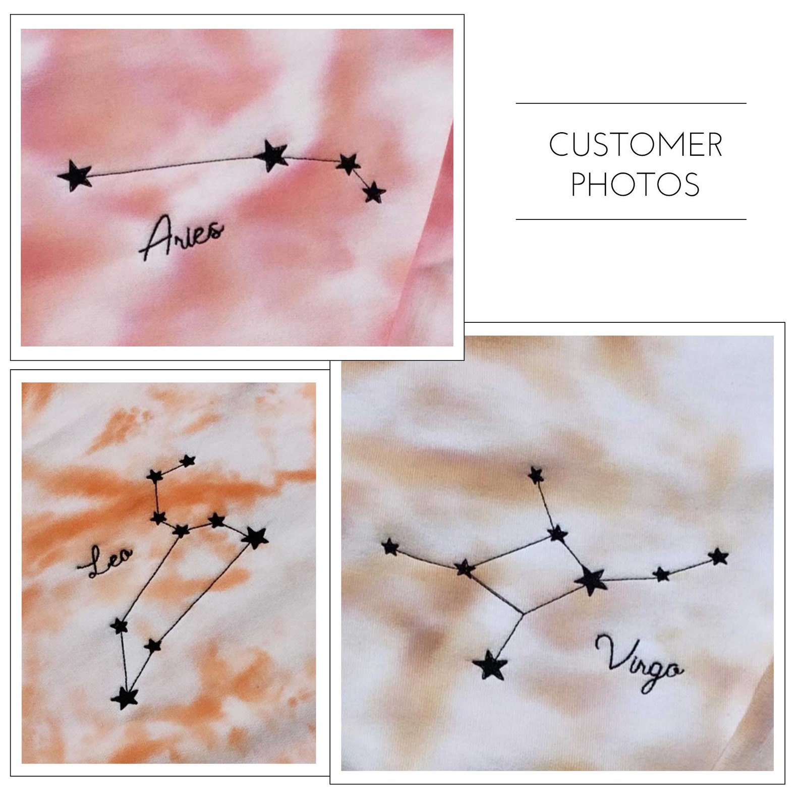 Star Signs Constellations Astrological PES Digital Embroidery Design 4 ...