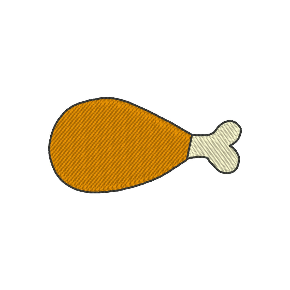 Turkey Leg Embroidery Design (digital Download) - Etsy