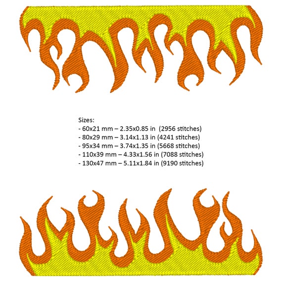 Flame Border Design