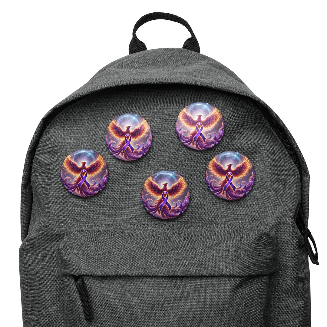 Lupus Survivor Phoenix (set of 5 Pins) - Etsy