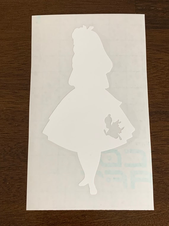 Alice in Wonderland Inspired Vinyl Decal - Etsy