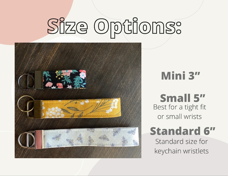Green and Gold Stars Fabric Keychain Wristlet, Key Fob Wristlet, Girly ...