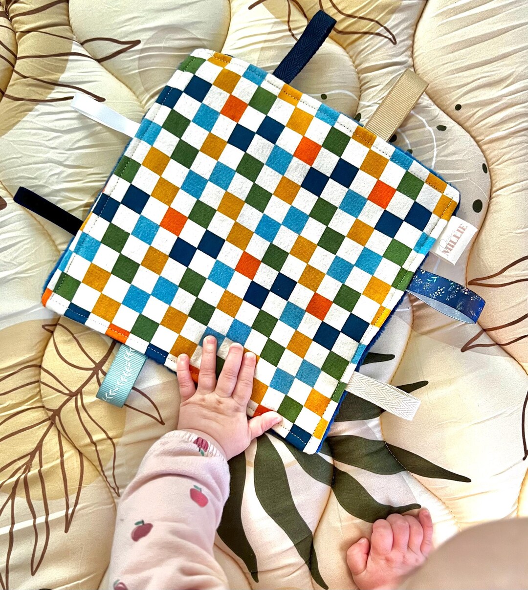 Crinkle Paper Sensory Toy, Crinkle Square Baby Toy, Baby Shower Gift ...