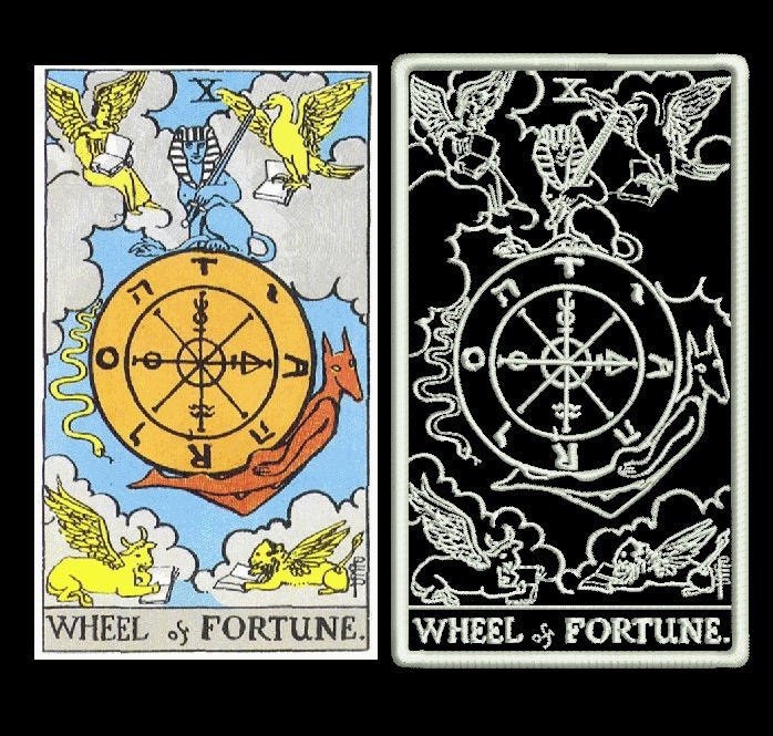 WHEEL FORTUNE Tarot Card, Machine Embroidery Design, Instant Download ...