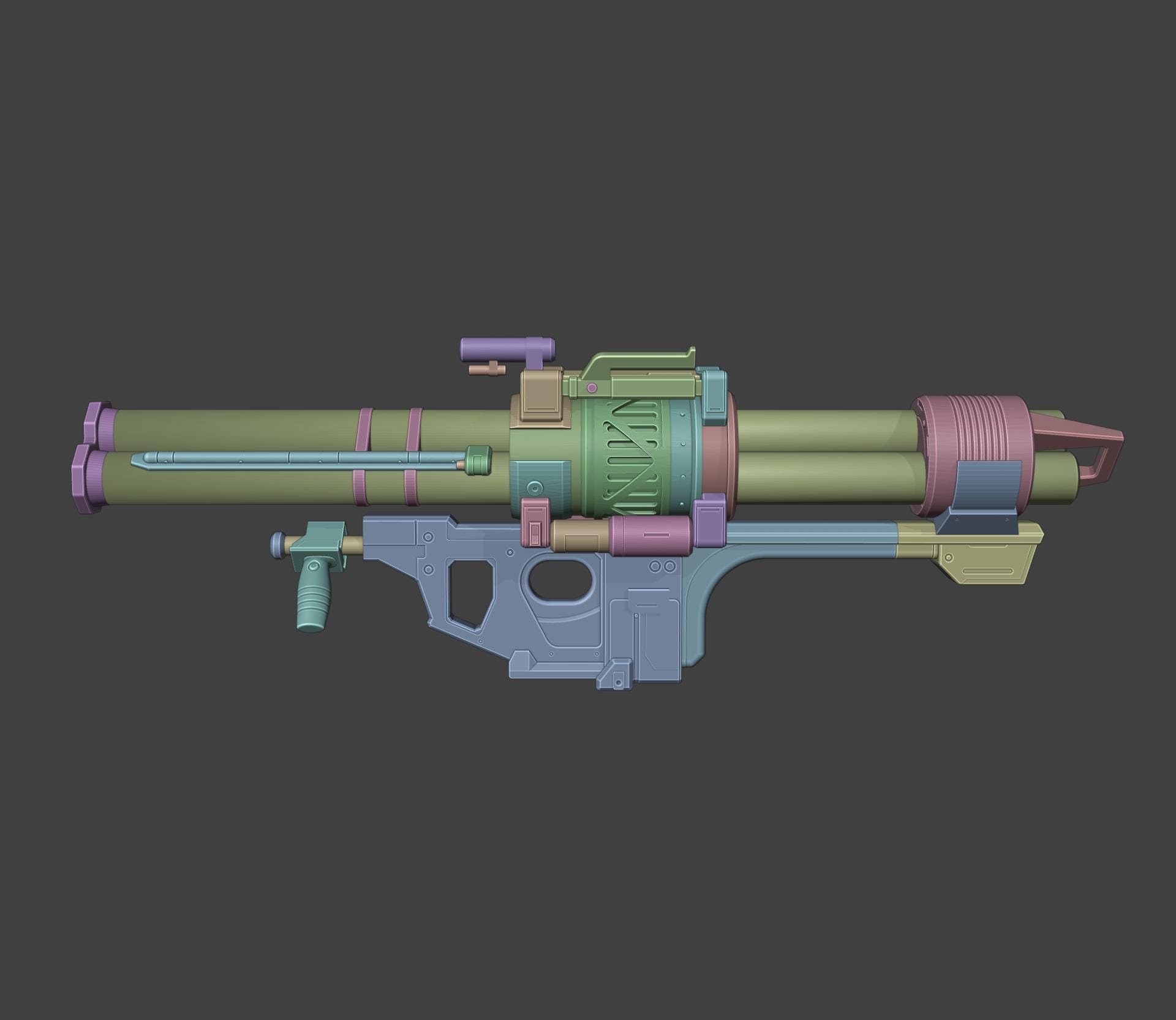 Halo Reach Rocket Launcher 3D Model - Etsy