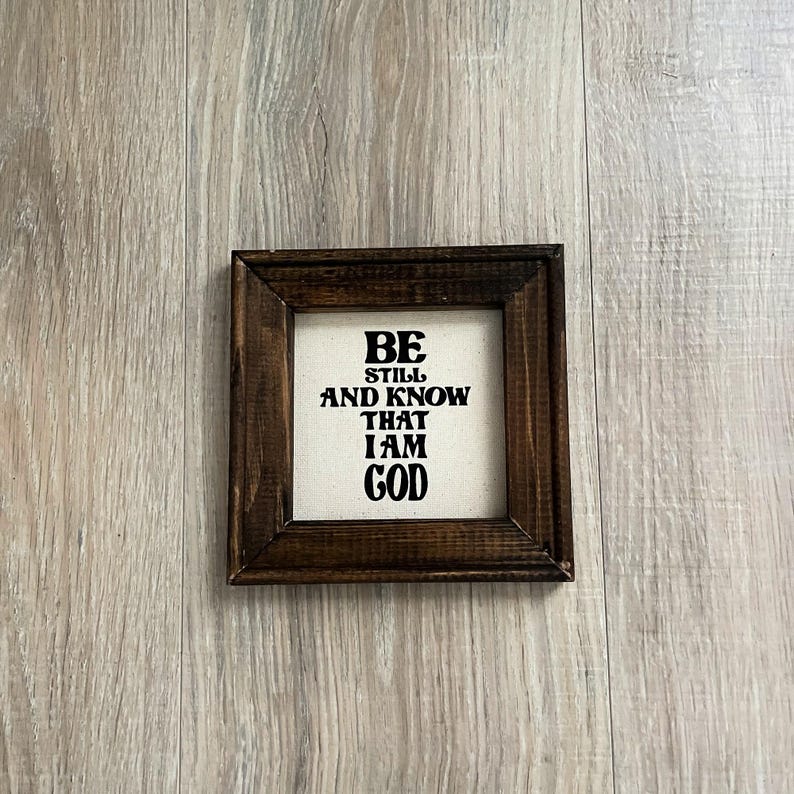 Christian Mini Wood Signs, Faith Based Wall Decor - Etsy