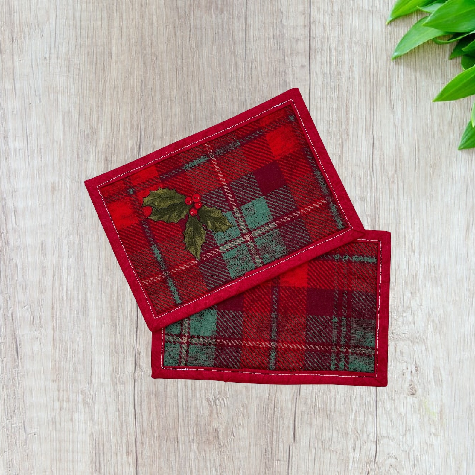 Quilted Fabric Coasters Mug Rugs Handmade Inspirational - Etsy