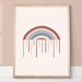 Rainbow Printable Wall Art, Soft Pastel Bohemian Nursery Decor, Kids ...