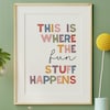 Little Minds Grow Here Print, Kids Room Poster, Playroom Sign ...