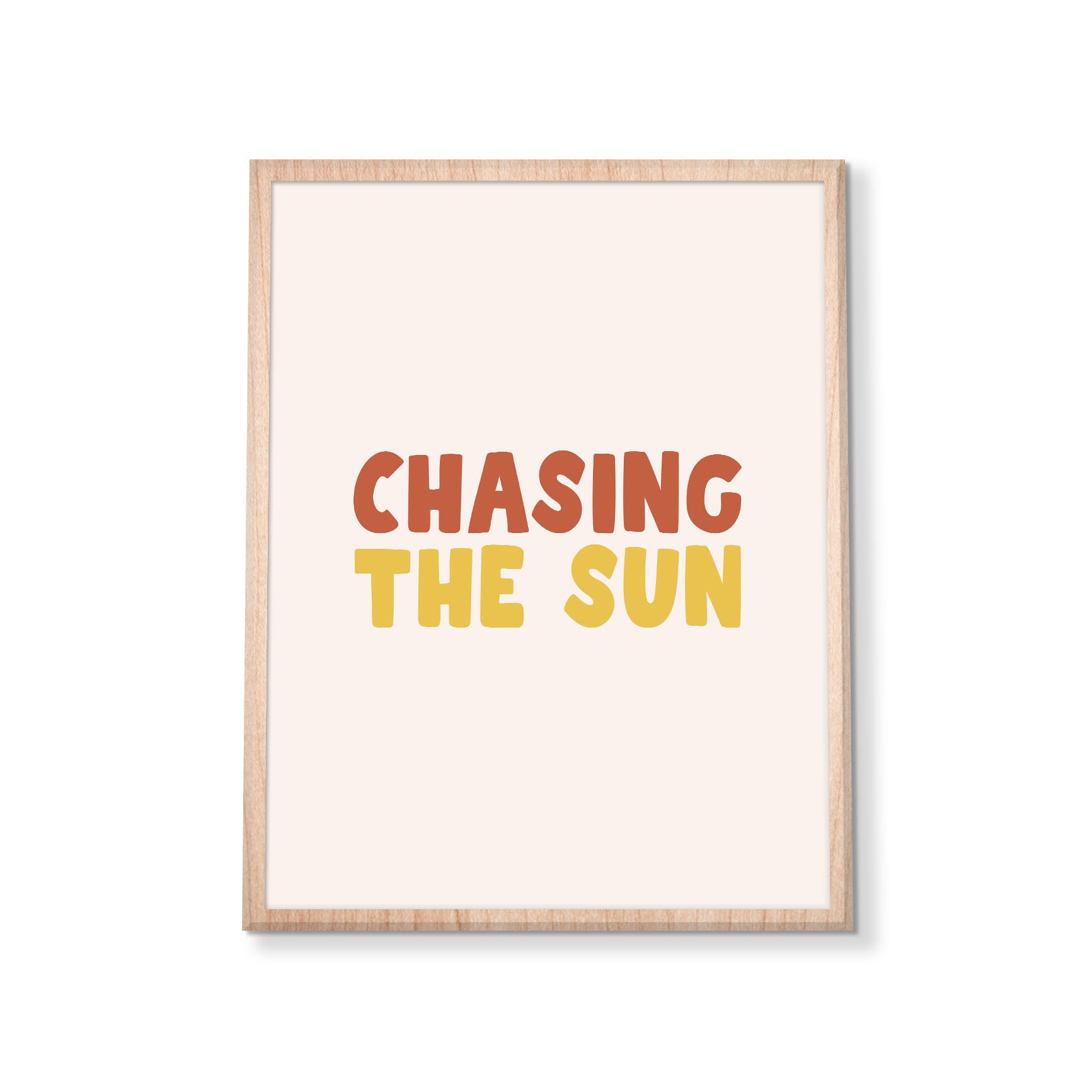 Chasing the Sun, Set of 2 Digital Prints, Cute Boho Sun Print, Bohemian ...
